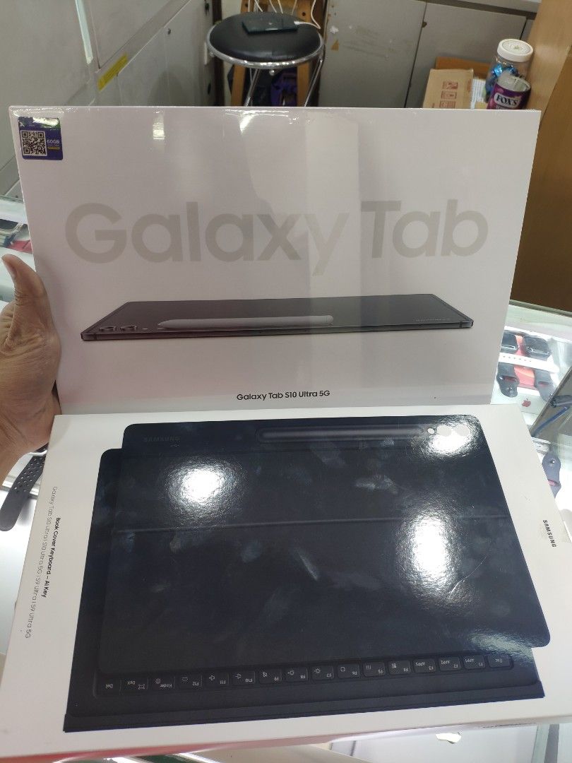 Samsung tab s10 ultra 12/256 wifi cell 5g + keyboard barus segel ...