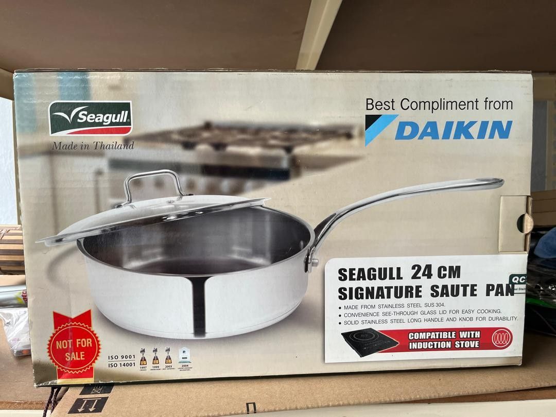 Seagull 24cm Signature Saute Pan, Furniture & Home Living, Kitchenware ...