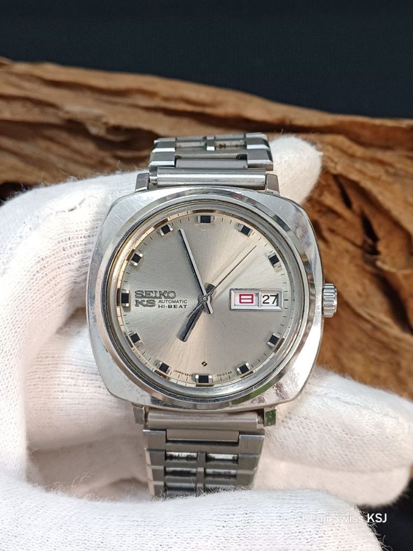 Seiko KS 5626-7010 SS AT hibeat 37x36mm Men Full serviced nego, Luxury, Watches on Carousell