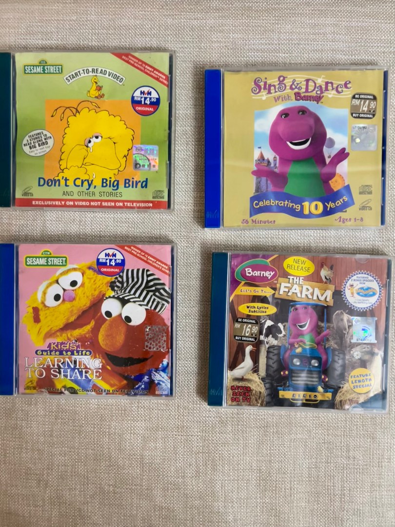 Sesame Street / Barney CDs, Hobbies & Toys, Music & Media, CDs & DVDs ...