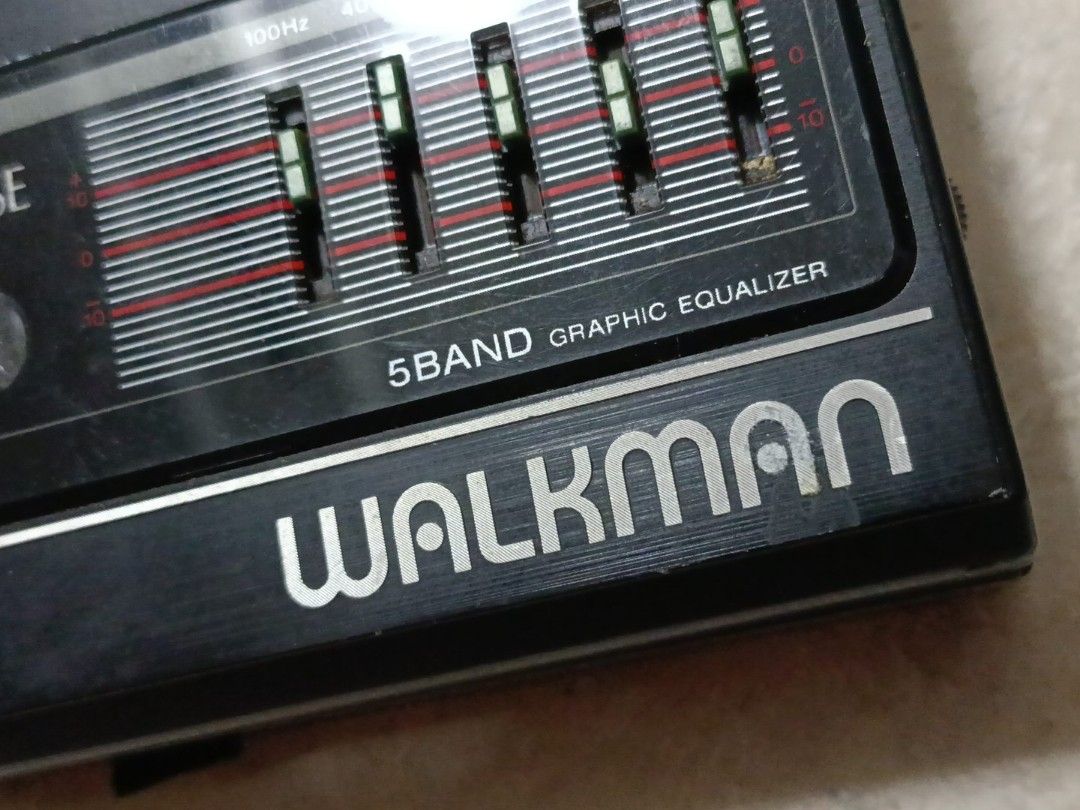 Sony Walkman TV Vintage 1986 WM-F60 Black, Audio, Portable Music ...