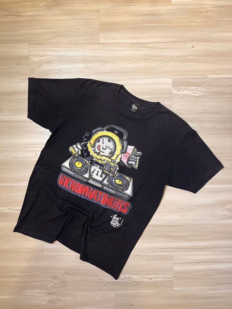 Stussy X King Phade, Men's Fashion, Tops & Sets, Tshirts & Polo Shirts on Carousell