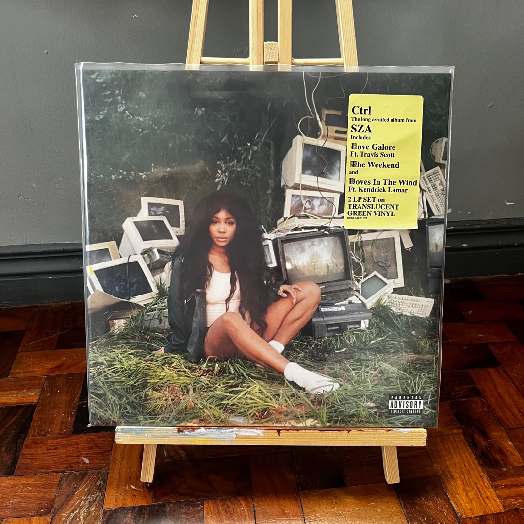 SZA CTRL GREEN TRANSLUCENT RECORD, Hobbies & Toys, Music & Media ...