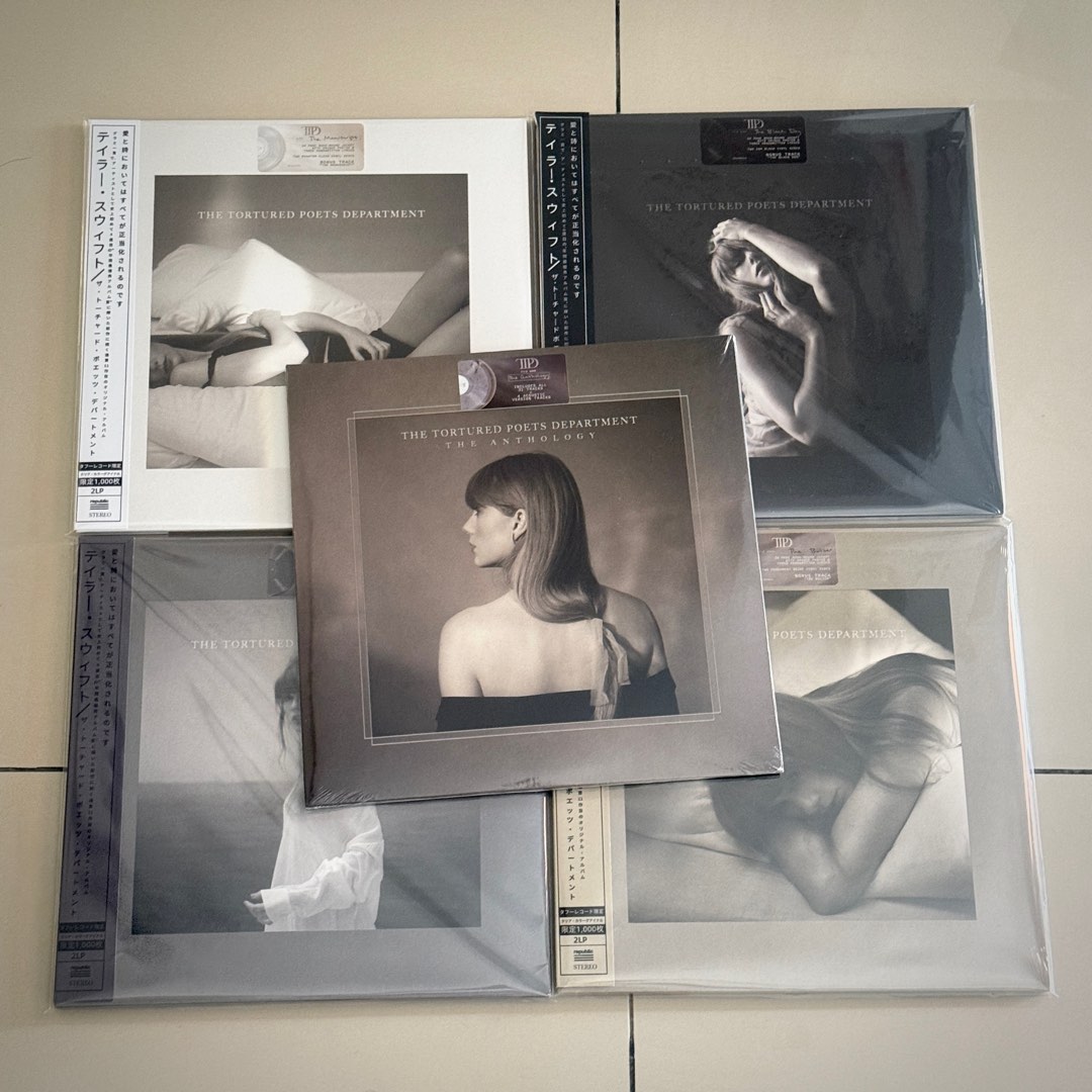 Taylor swift (5 Variants Vinyl LP) the tortured Poets Department The Anthology TTPD, Hobbies ...
