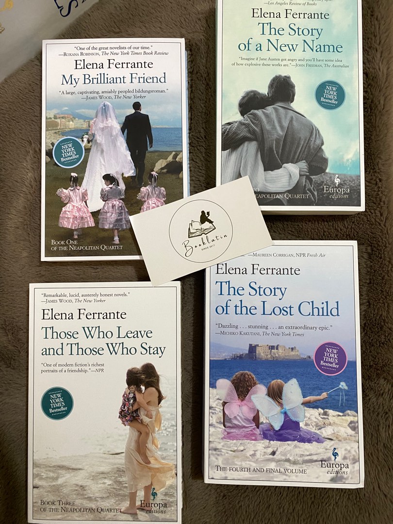 The Neapolitan Quartet by Elena Ferrante, Hobbies & Toys, Books ...