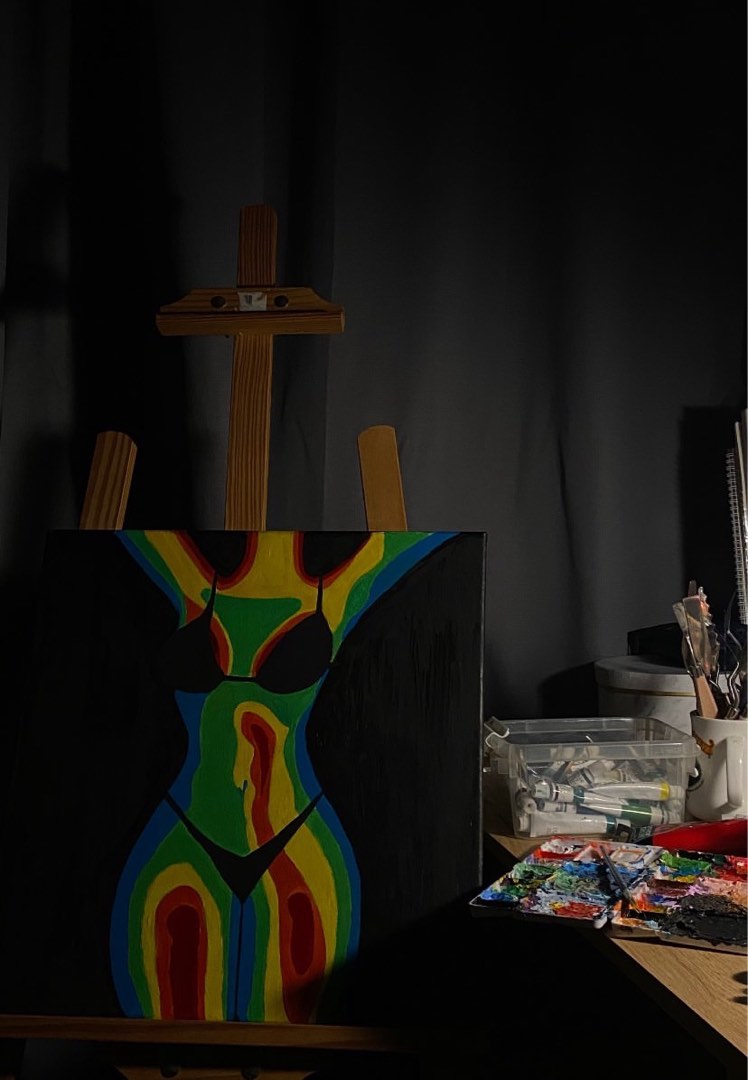 Thermal Body painting, Furniture & Home Living, Home Decor, Wall Decor ...