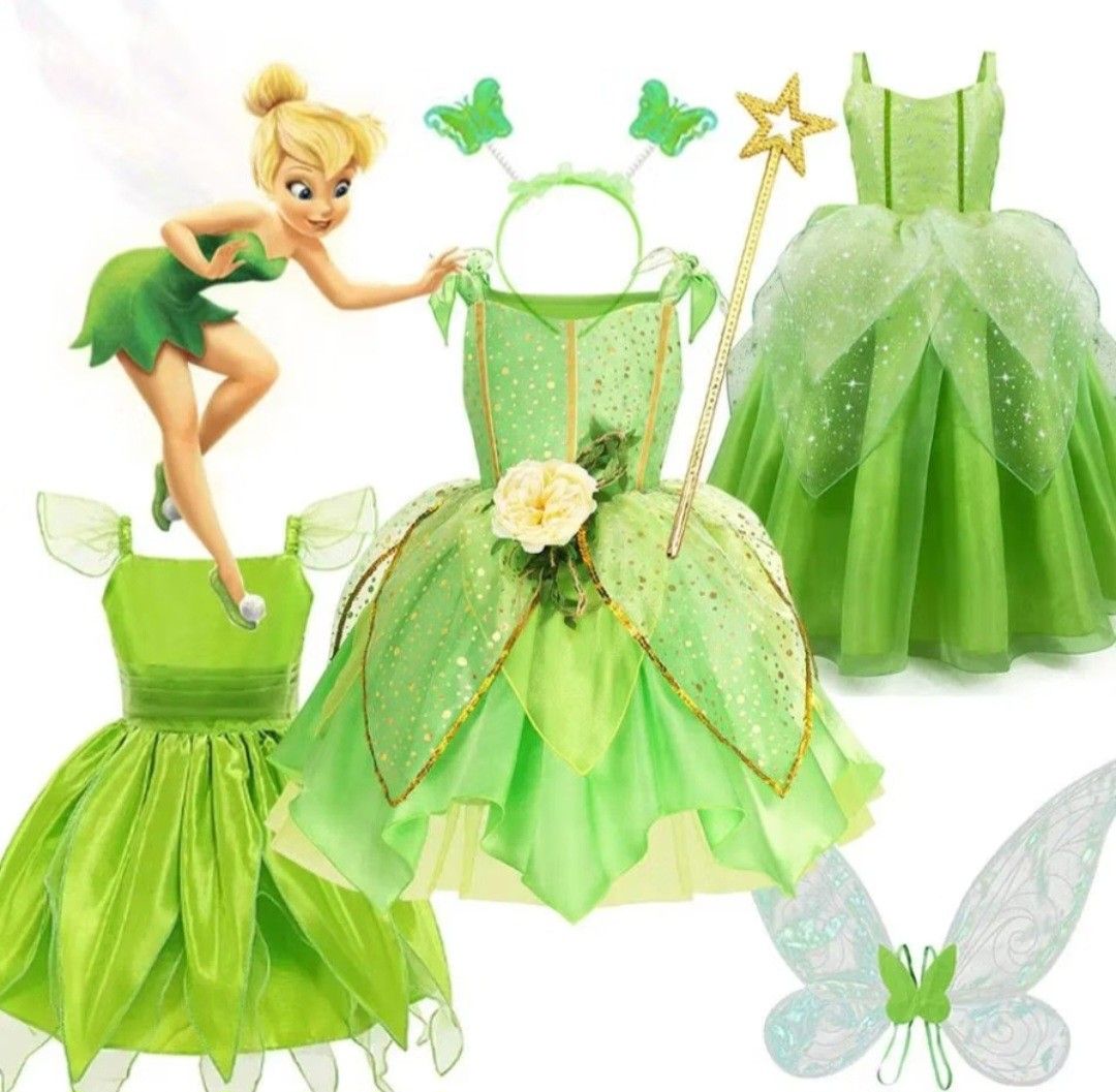 Tinkle bell dress, Babies & Kids, Babies & Kids Fashion on Carousell