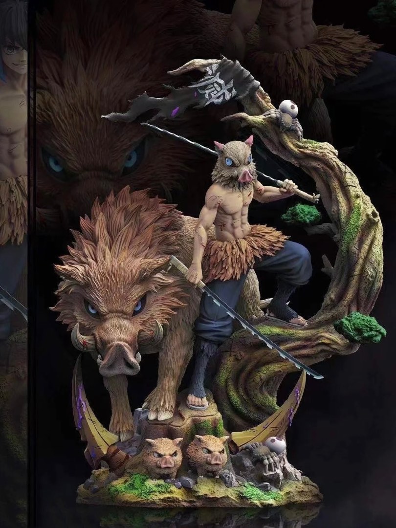 TNT STUDIO DEMON SLAYER INOSUKE HASHIBIRA, Hobbies & Toys, Toys & Games ...