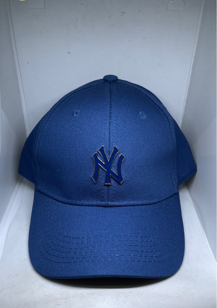 Topi MLB NY Yankees Logo Besi, Fesyen Pria, Aksesoris, Topi di Carousell