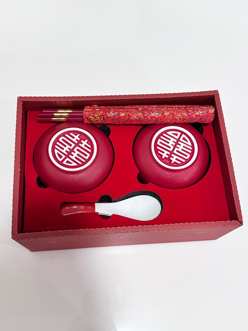 Traditional Chinese Wedding Gift Set, Furniture & Home Living ...