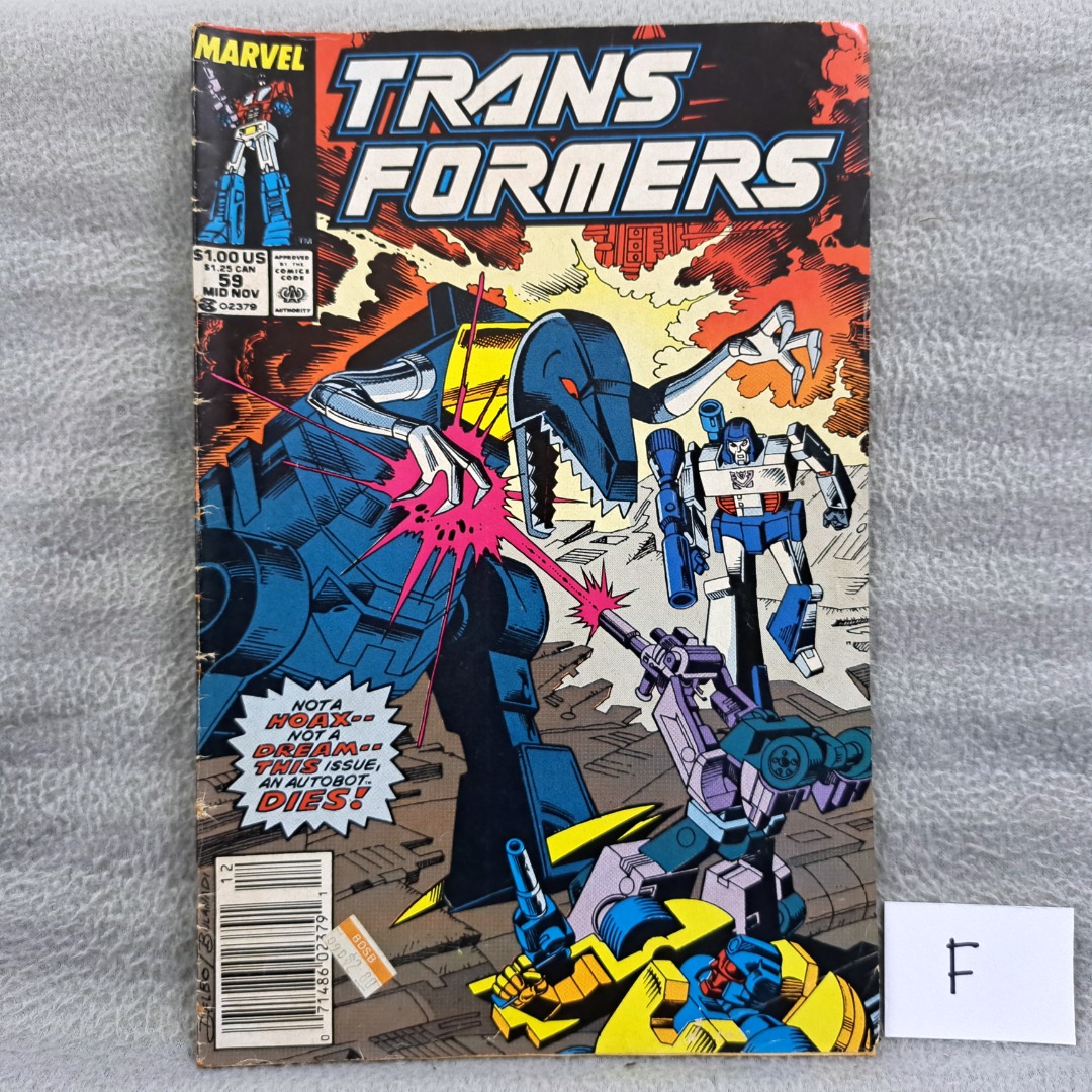Transformers #59 Newsstand (Marvel Comics) Simon Furman, Jose Delbo ...