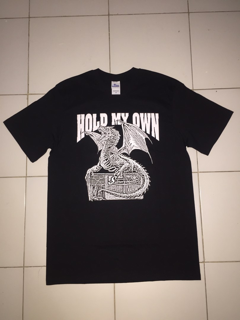 Tshirt HOlD MY OWN /Kaos band/kaos band HC, Fesyen Pria, Pakaian ...