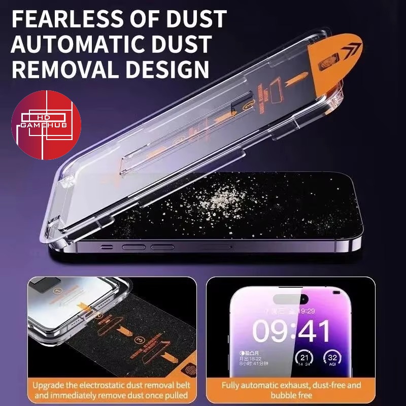 Ultra HD Privacy Tempered Glass Screen Protector with Installation Kit ...