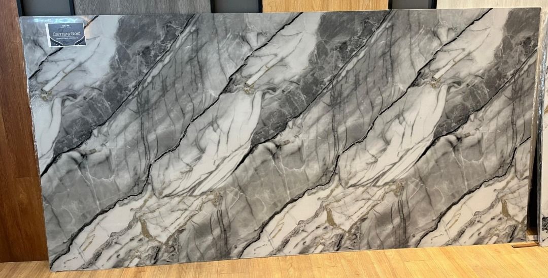 UPVC Marmer Dinding Glossy YOU-RA Tebal 3mm | Hiasan Dinding Marmer ...