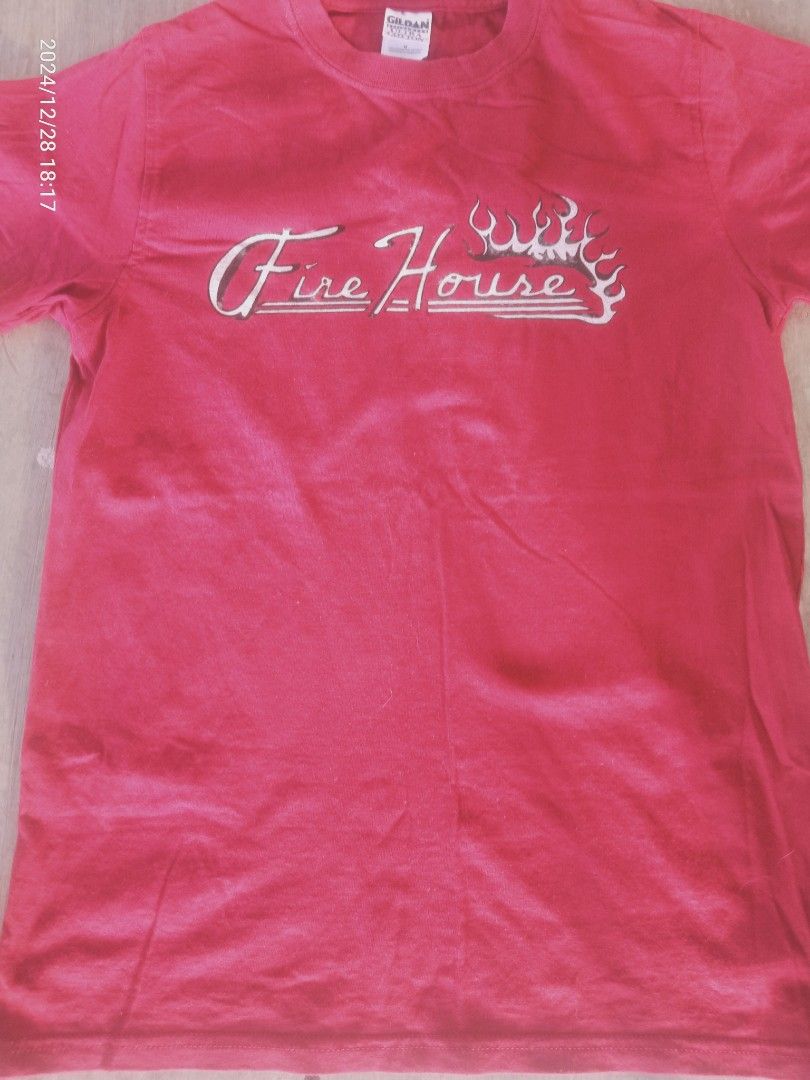 Vintage Firehouse band shirt, Men's Fashion, Tops & Sets, Tshirts ...