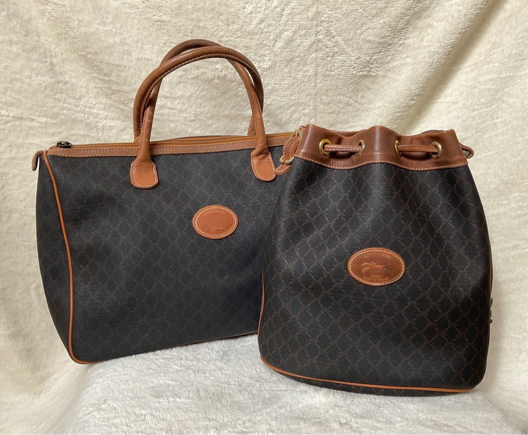Vintage Longchamp bundle, Luxury, Bags & Wallets on Carousell