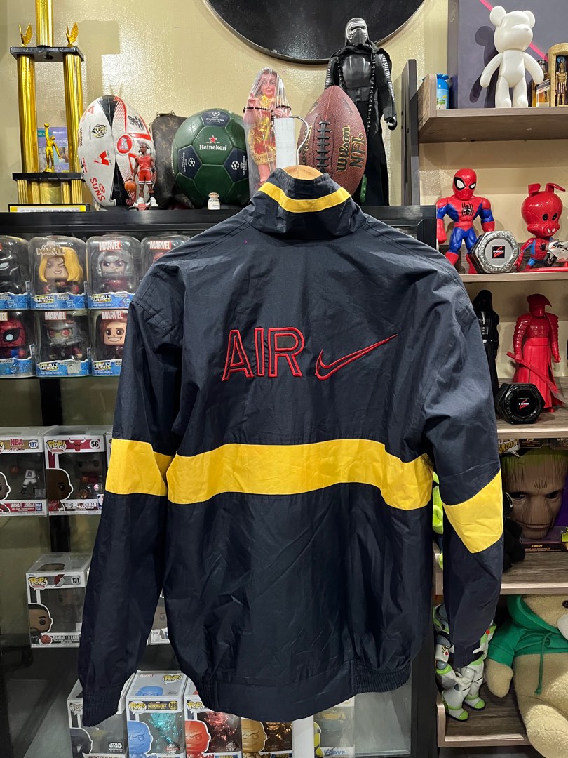 Vintage Nike Fullzip Embroid Script and Logo Jacket /Navy Blue and ...