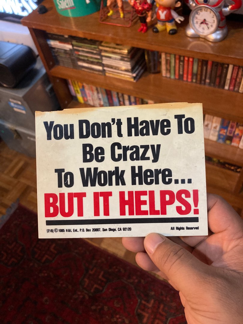 Vintage Office Signage, Hobbies & Toys, Collectibles & Memorabilia ...