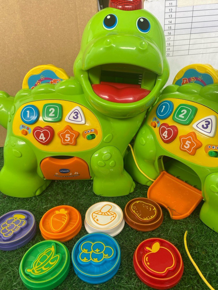 Vtech Chomp and Count Dino, Hobbies & Toys, Toys & Games on Carousell