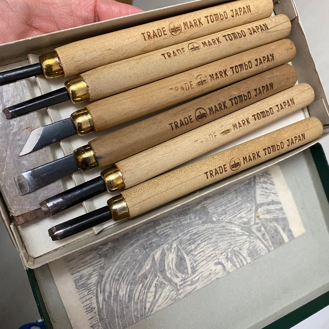 Tombo Wood carving tools made in Japan 雕刻刀, 興趣及遊戲, 手作＆自家設計, 工藝用品及工具 ...