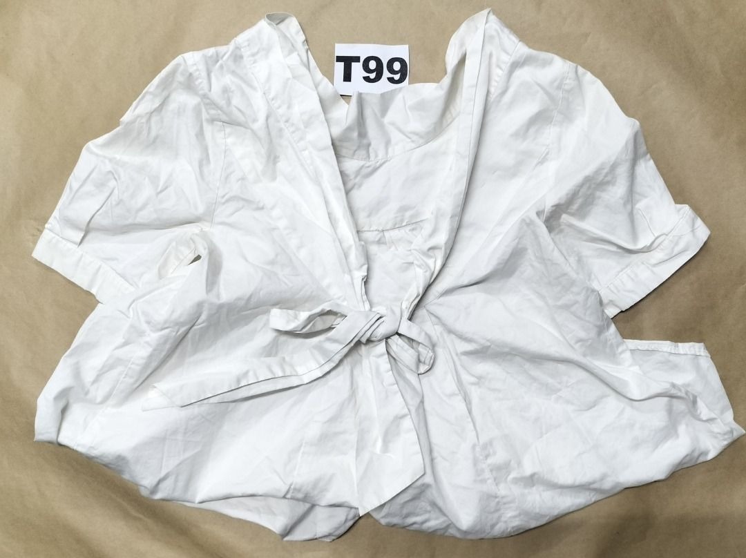 Zara Basic White Blouse, Women's Fashion, Tops, Blouses on Carousell