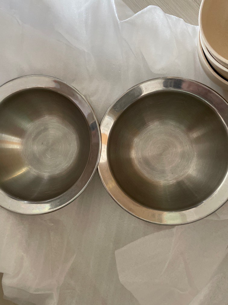 Zebra stainless steel bowls x2, Furniture & Home Living, Kitchenware ...