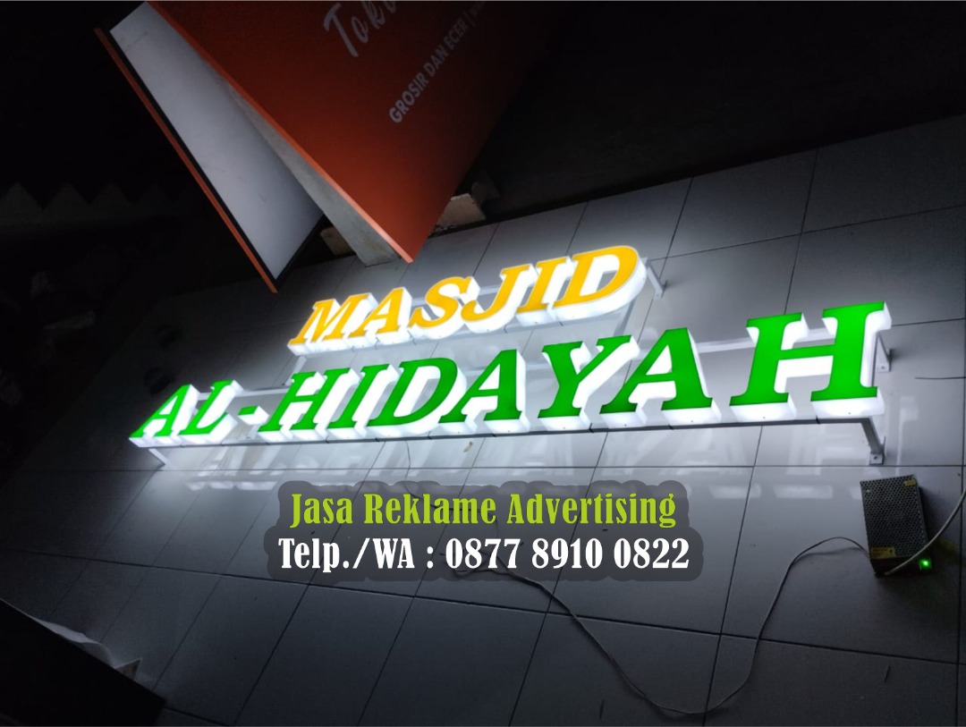 0877 8910 0822 Huruf Timbul, Neon Box, Papan Nama, Neon Sign, Signboard ...