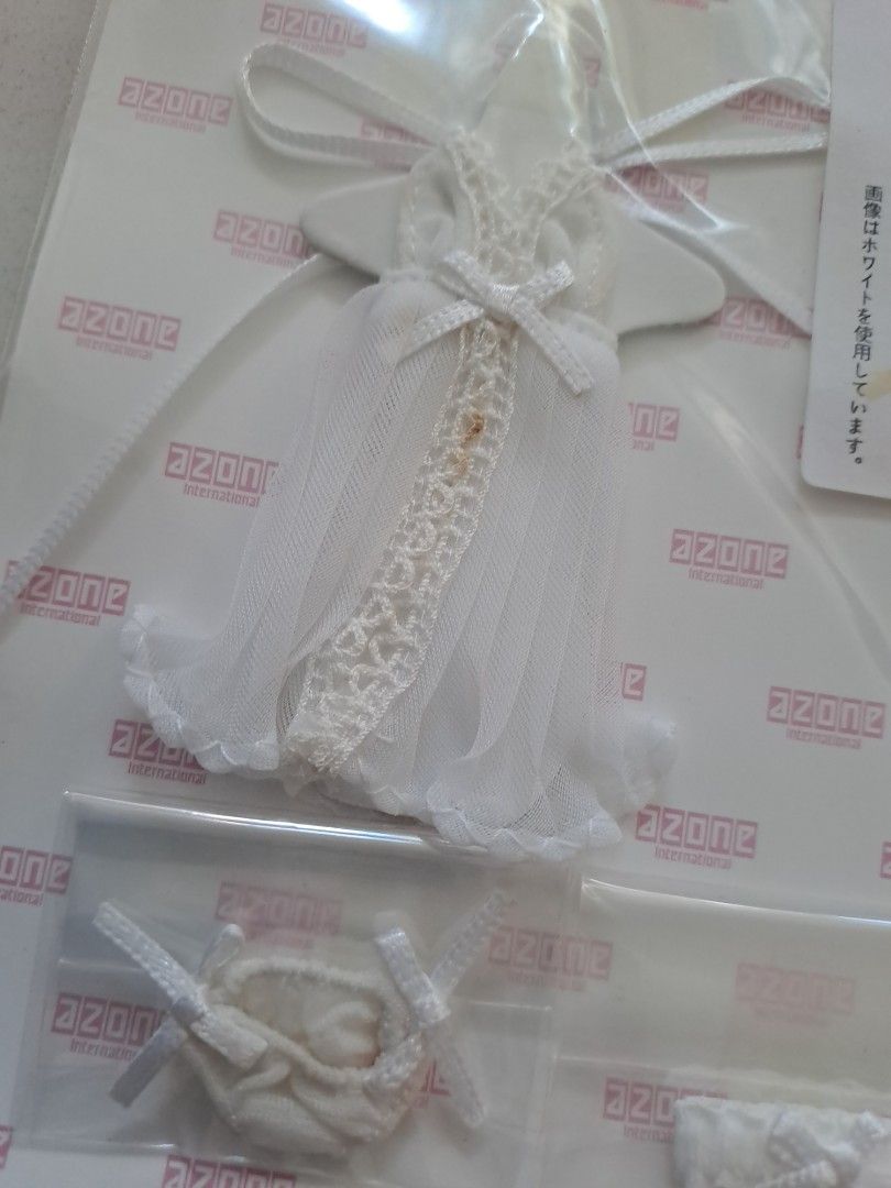 1/12 lingerie babydoll chemise with stocking socks set Azone ...