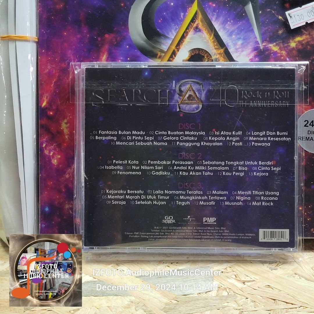 3CD ( 1 poster ) - SEARCH - 40th ROCK N ROLL ANNIVERSARY, Hobbies & Toys, Music & Media, CDs ...