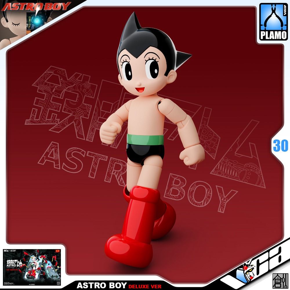 ⭐️ TRON 创模玩 ASTRO ASTROBOY BOY 铁壁阿童木DX版 DELUXE DX VERSION PLASTIC MODEL ...