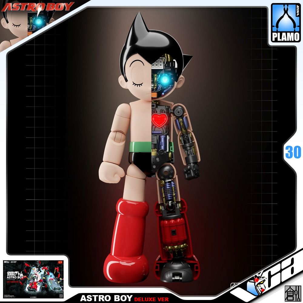 ⭐️ TRON 创模玩 ASTRO ASTROBOY BOY 铁壁阿童木DX版 DELUXE DX VERSION PLASTIC MODEL ...