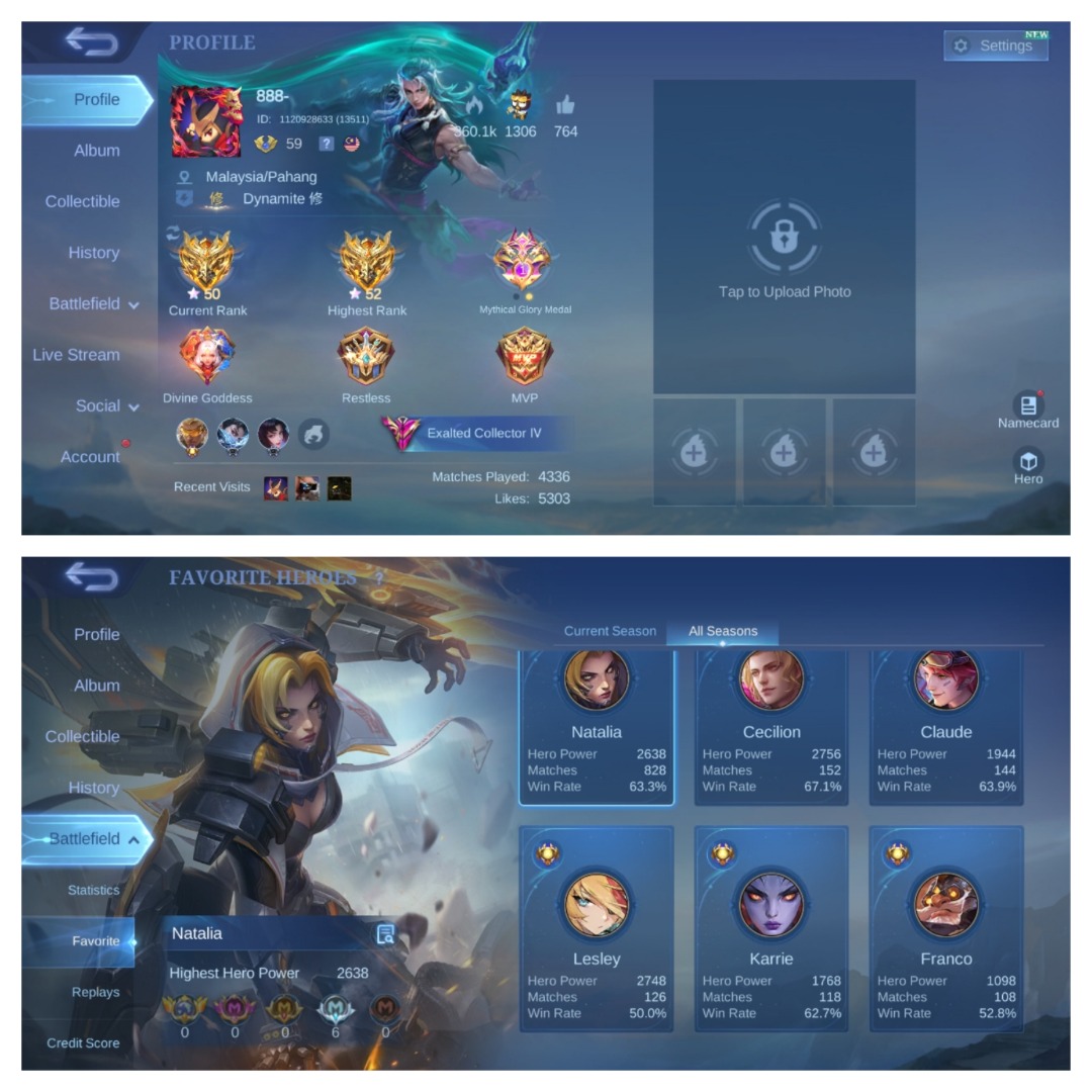 ACC MLBB, Video Gaming, Video Games, Others on Carousell