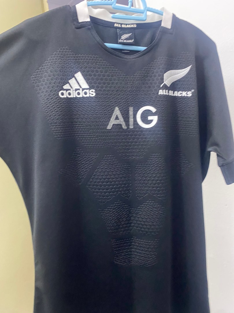 Adidas All Black Rugby Jersey, Men's Fashion, Activewear on Carousell