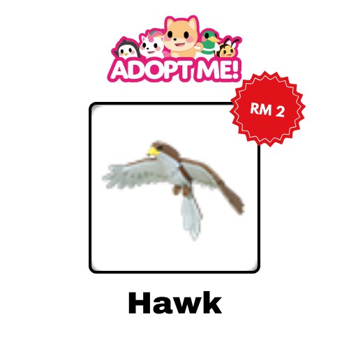 Adopt Me Hawk, Video Gaming, Gaming Accessories, In-Game Products on ...