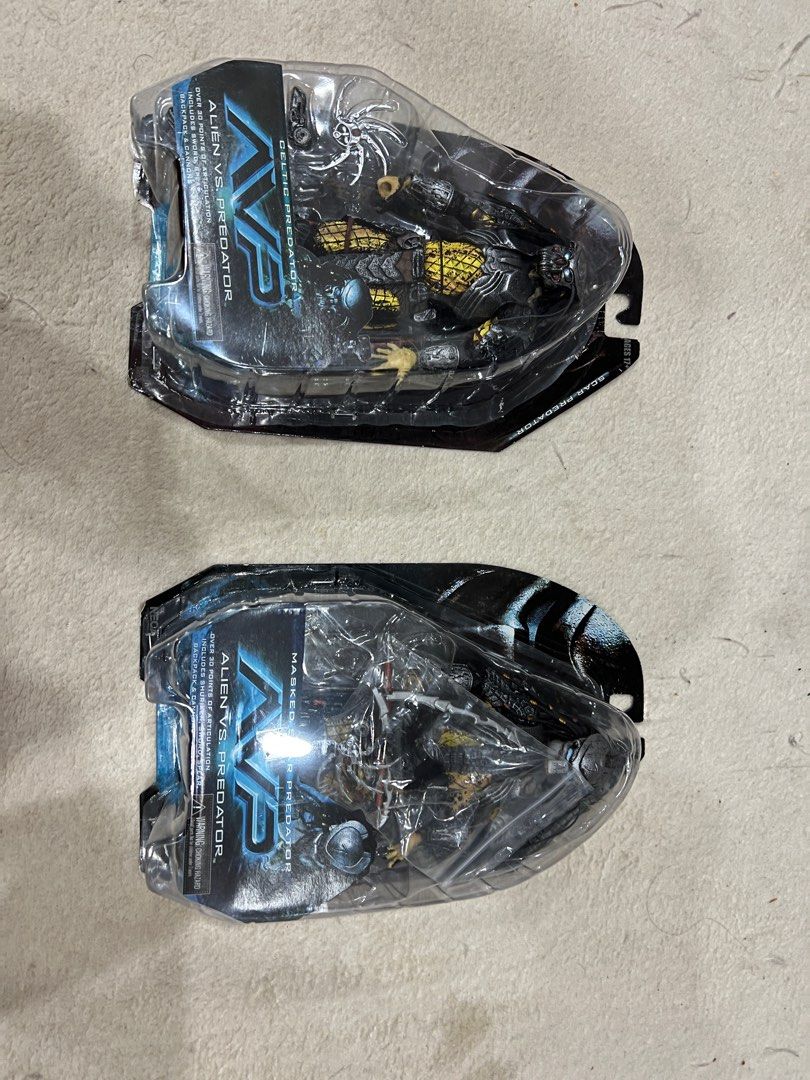 Alien vs Predator NECA ( Celtic Predator & Masked Scar Predator ...