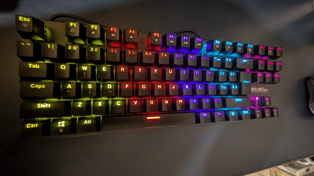 Armaggeddon MKA-2C NEO Psychraven Wired Mechanical Keyboard, Blue ...