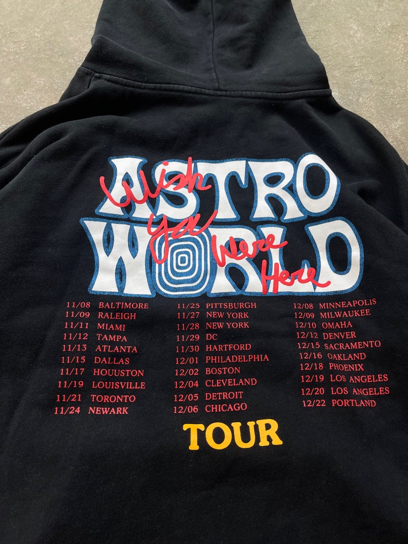 Astro World Tour (Sicko Mode) Hoodie, Men's Fashion, Tops & Sets ...
