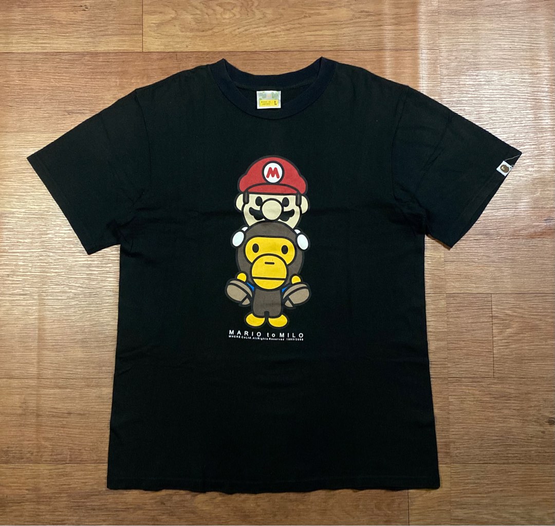 Baby Milo x Mario, Men's Fashion, Tops & Sets, Tshirts & Polo Shirts on ...