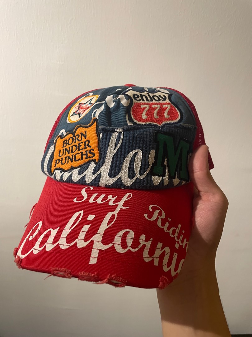 Baseball cap patch distressed cap/Men/Made in Korea/dsquared2/new era ...