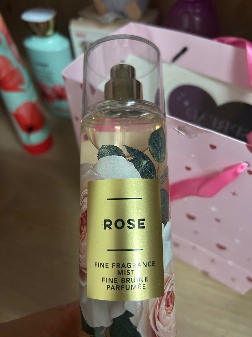 Bath and both work rose fine fragrance mist fine bruine parfumee ...