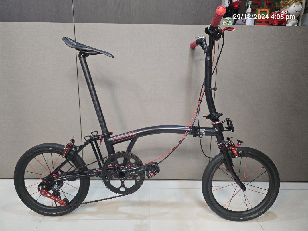 Brompton Pline fully mod as shown THM Digirit Hubsmith H&H titanium ...