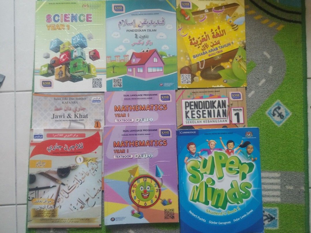 Buku Teks Darjah 1, Hobbies & Toys, Books & Magazines, Textbooks on ...