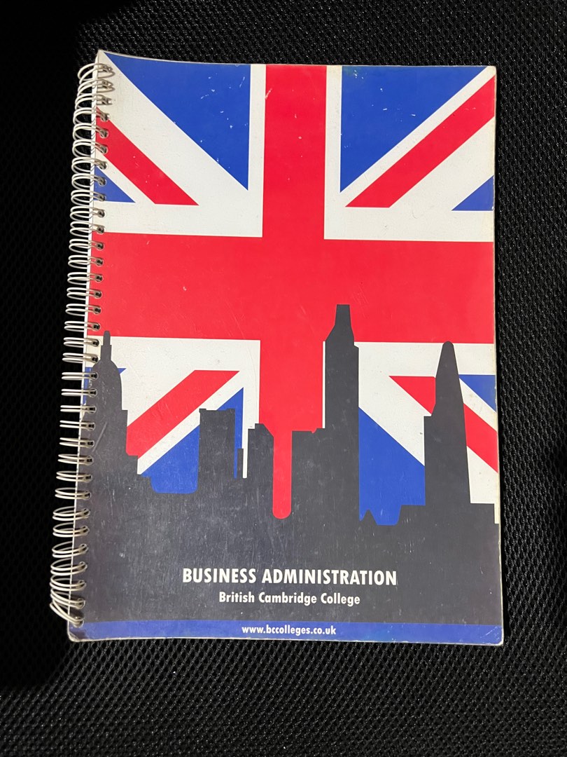 Business Administration - British Cambridge College Book, Hobbies ...