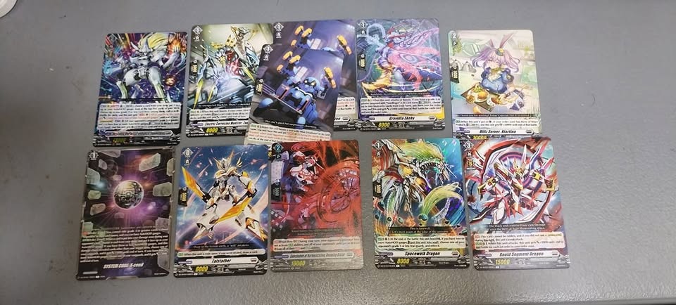Cardfight Vanguard Divinez Impauldio and other supports, Hobbies & Toys ...