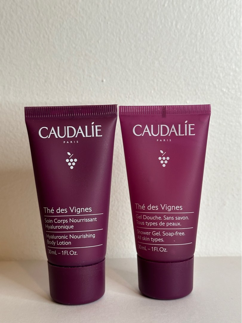 Caudalie Hyaluronic Nourishing Body Cream and Shower Gel, Beauty ...