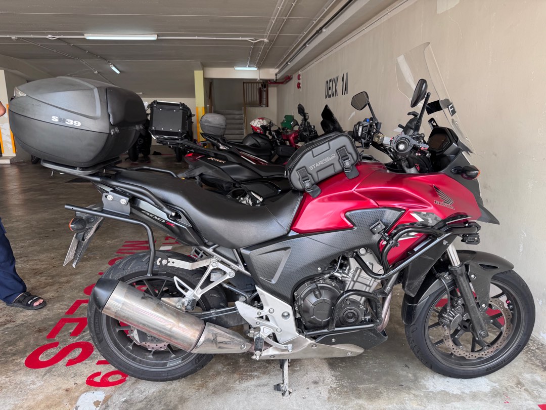 NX400 CB400X Shad Rear Rack and Shad Side Rack, Motorcycles, Motorcycle Accessories on Carousell