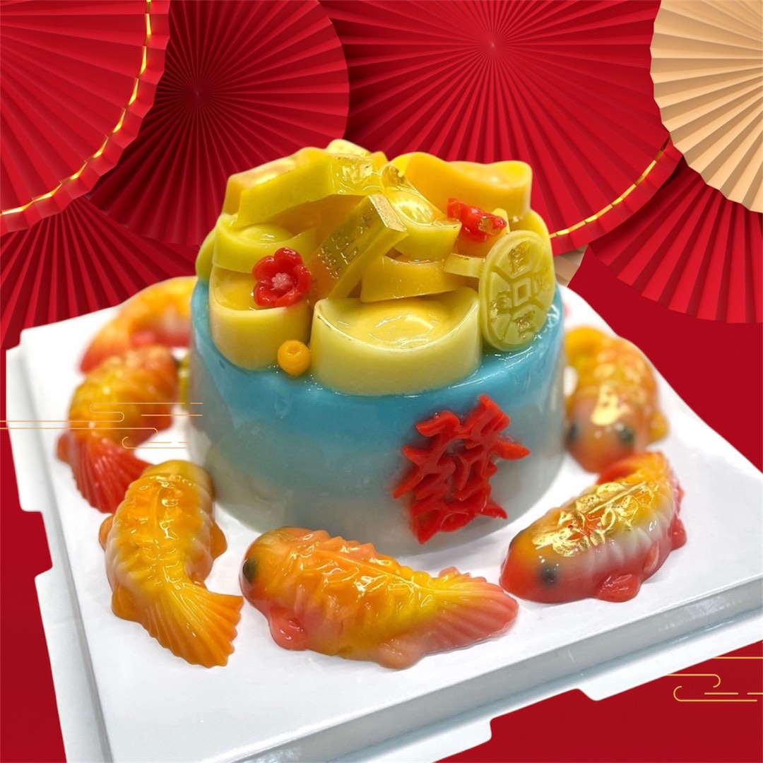 Chinese New Year Agar Agar Cake | CNY Agar Jelly Cake, Food & Drinks ...