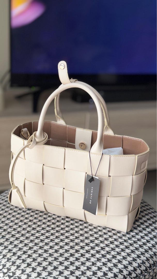 ChristyNg Jordan bag in Eggshell, Women's Fashion, Bags & Wallets, Tote ...