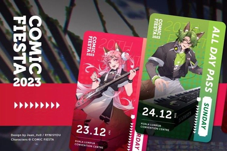 [Official - Used/Expired] Comic Fiesta 2023 All Day Passes - Saturday ...