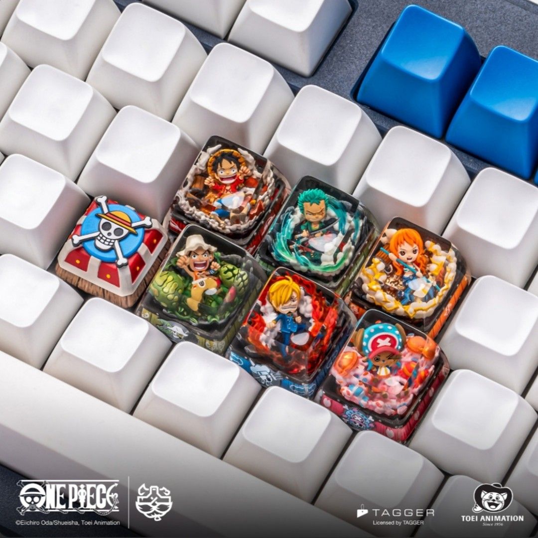 Dwarf Factory x One Piece Artisan keycap limited edition, Computers ...